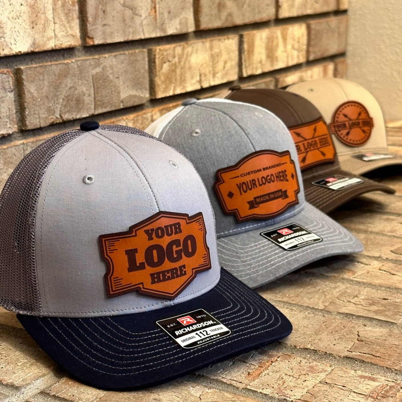 Leathering.co | Custom Leather Patch Hats